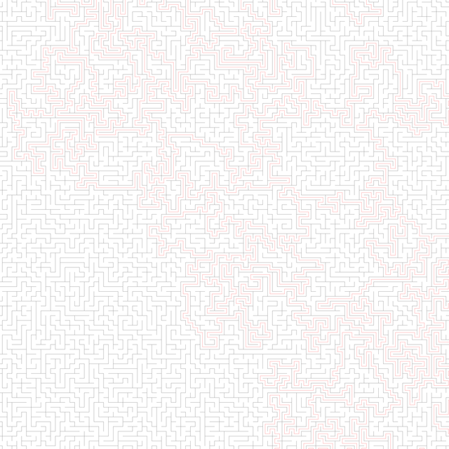 Solving mazes with image processing